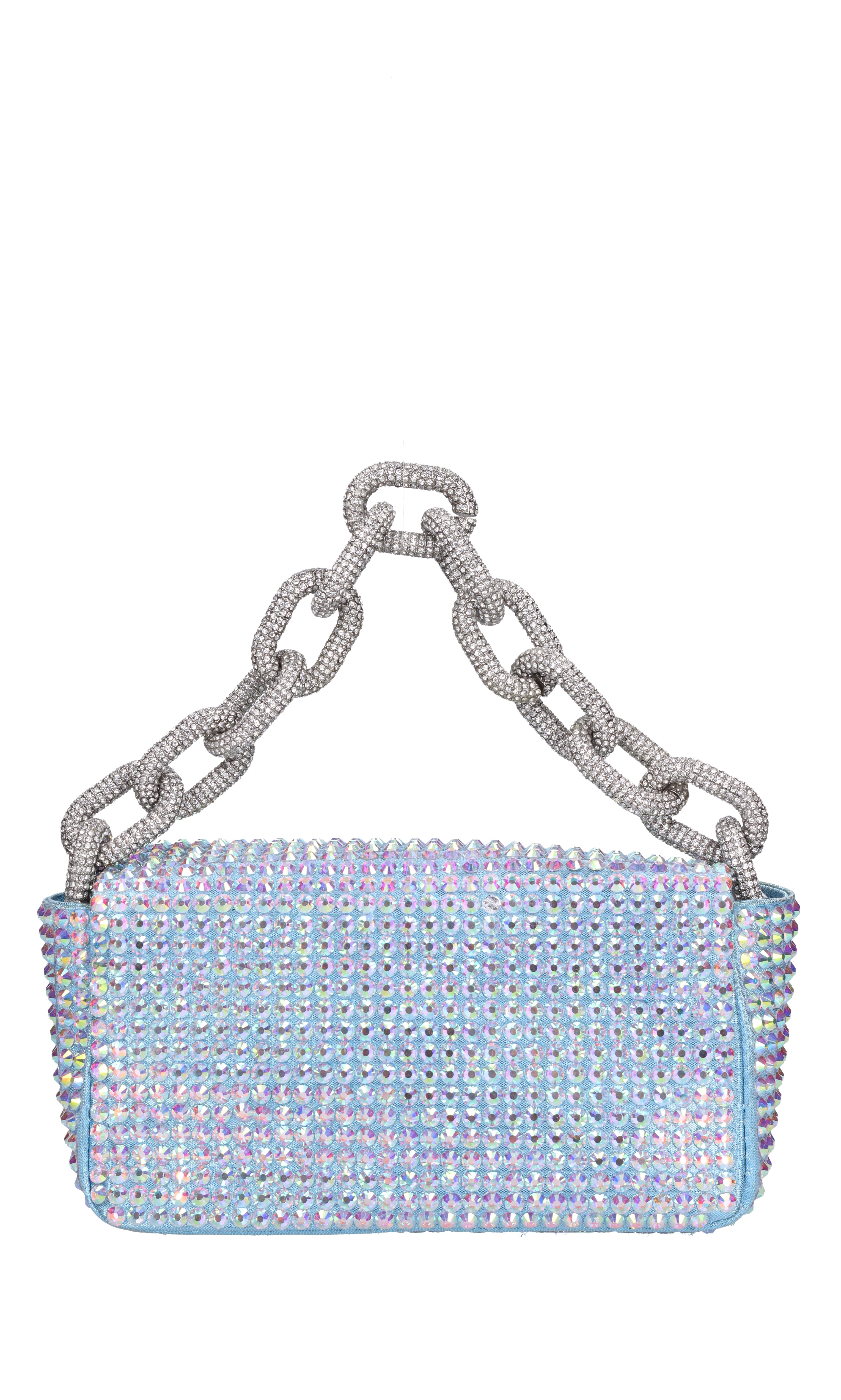 My Dream mini bag in satin and rhinestones - GEDEBE - Ginevra calzature