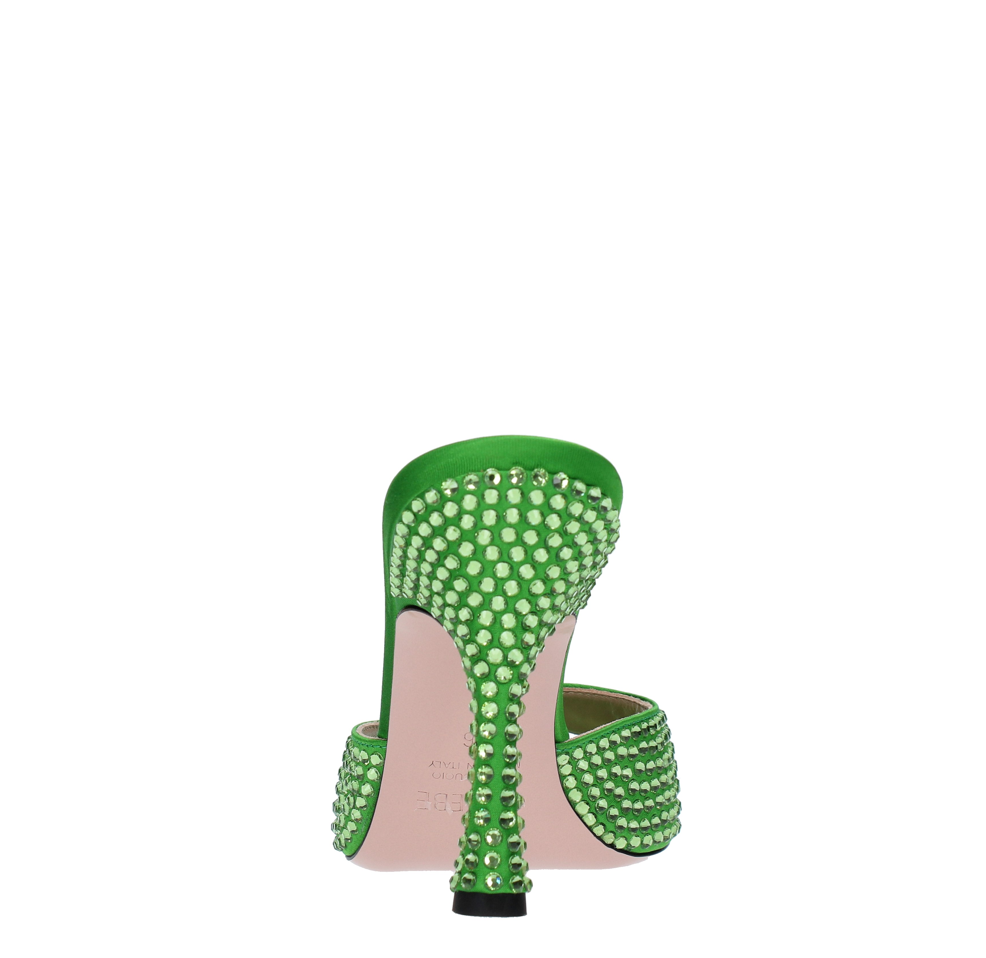 Mules modello DITA 95 in raso e strass - GEDEBE - Ginevra calzature