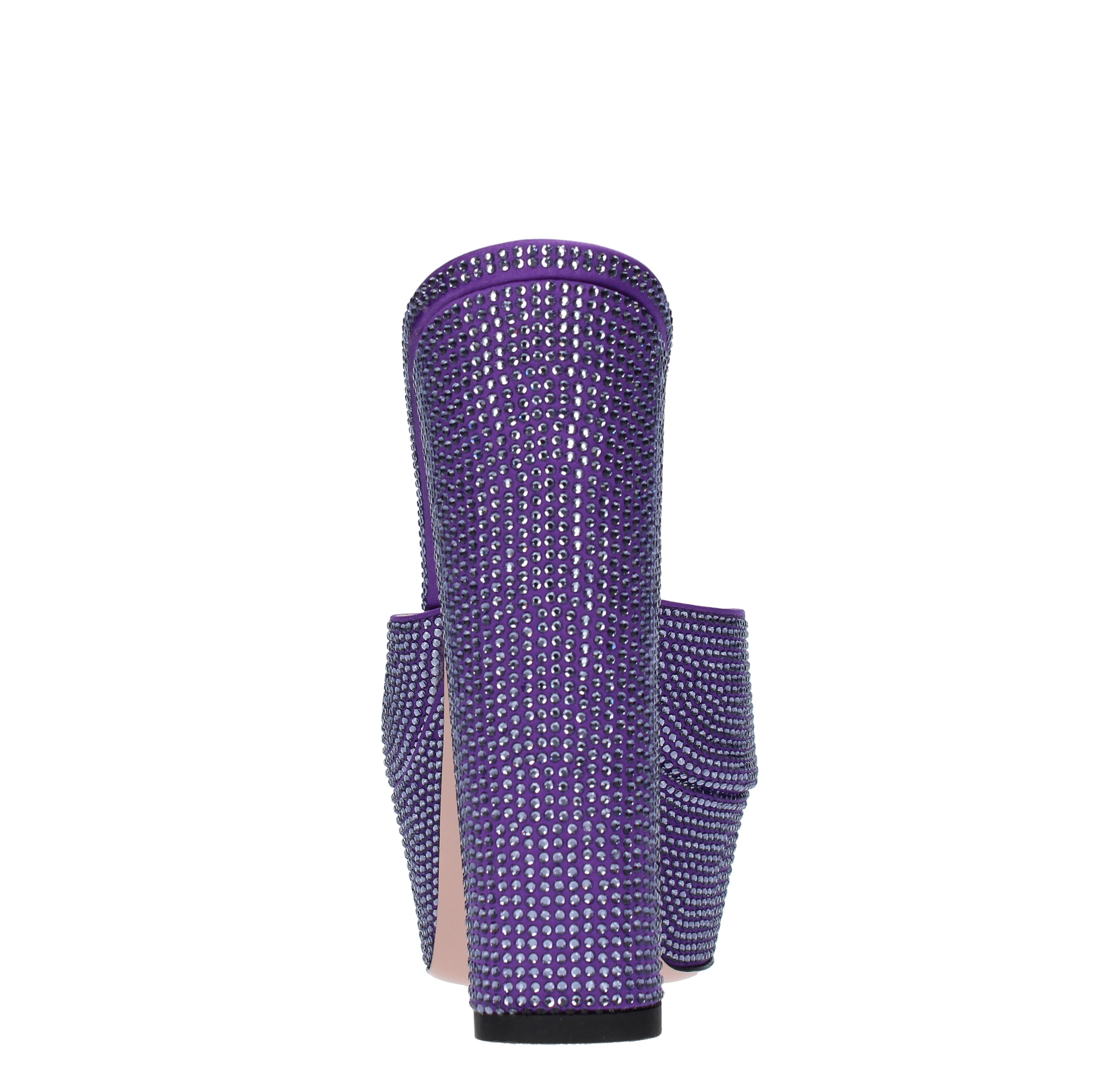 Mules modello JERY SATIN in raso e strass - GEDEBE - Ginevra calzature