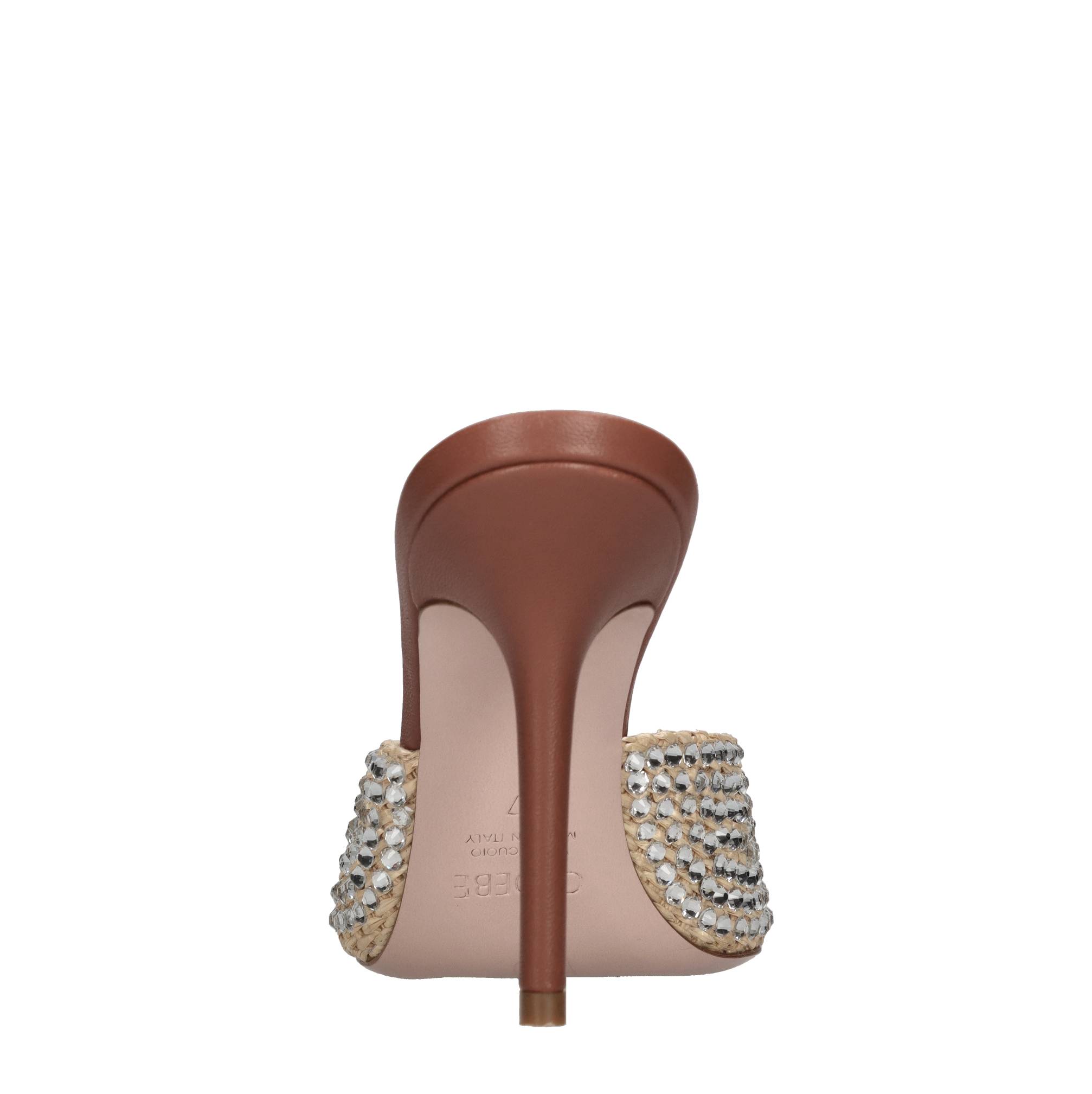 Mules Marie in pelle e rafia - GEDEBE - Ginevra calzature